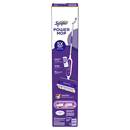 Swiffer PowerMop Multi Surface Mop Kit Fresh Scent 15 - Office Depot