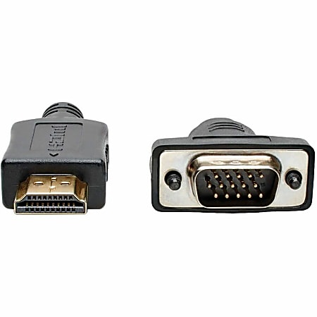 Tripp Lite HDMI to VGA Active Adapter Cable Low Profile HD15 MM 1080p ...