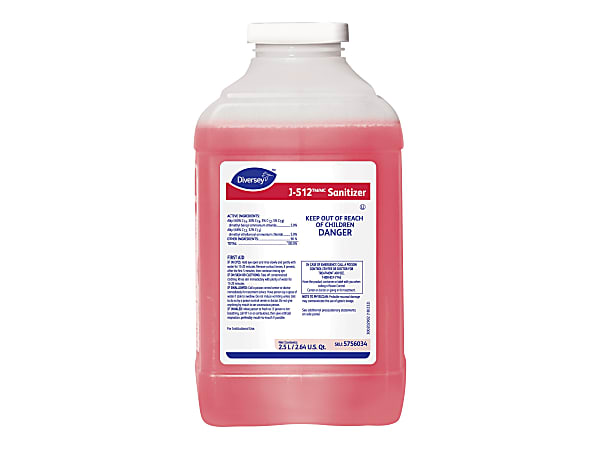 Diversey J 512TMMC Sanitizer Quaternary Scent 84.5 Oz Bottle Case Of 2 ...