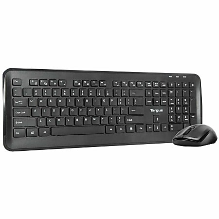 Targus KM610 Wireless Keyboard and Mouse Combo Black USB Wireless RF 2. ...