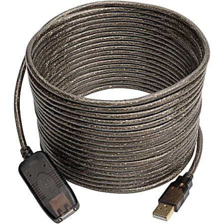 Tripp Lite USB 2.0 Active Extension Cable USB A MF 25 ft. 7.6 m 25 ft ...