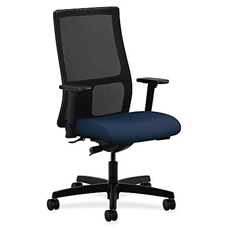 HON Ignition Mesh Mid Back Task Chair Centurion Navy - Office Depot