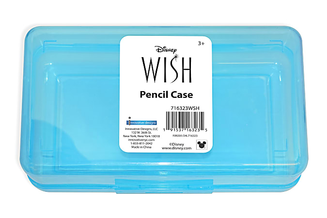 Innovative Designs Licensed Plastic Pencil Case 5 H x 8 W x 2 14 D ...