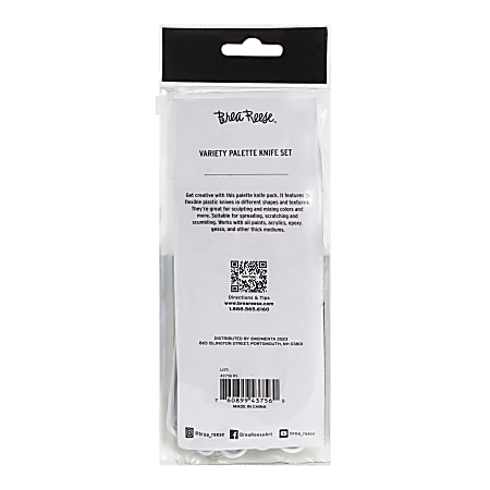 Brea Reese Palette Knives White Pack Of 5 Knives - Office Depot