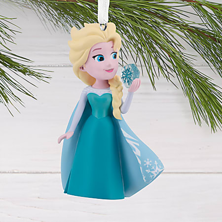 Hallmark Resin Christmas Ornament 3 x 2 14 x 1 14 Disney Frozen Elsa ...
