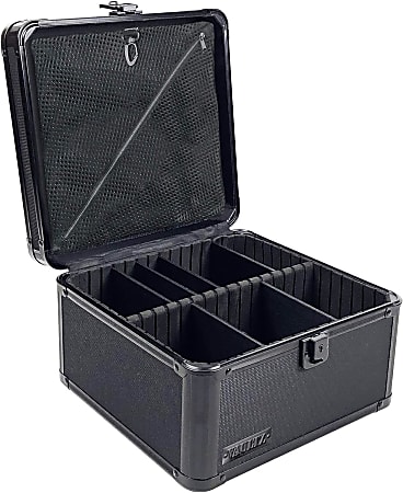 Vaultz Divided Storage Square 6 14 H x 10 14 W x 10 14 L Tactical Black ...