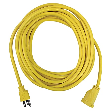 Stanley 33157 Outdoor Power Extension Cord 15 Yellow - Office Depot
