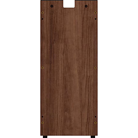 Lorell Essentials Series Credenza Half Leg Walnut - Office Depot