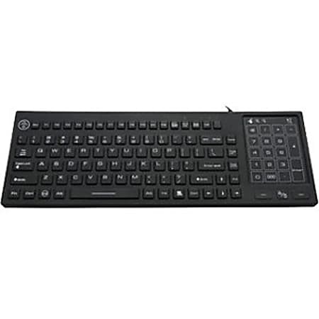 DSI WATERPROOF IP68 KEYBOARD WITH TRACK PADNUMBER PAD LED BACKLIT Cable ...