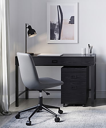 Realspace Brezio 47 W Computer Desk Black - Office Depot