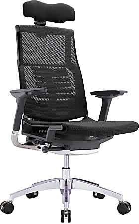 Raynor Powerfit Ergonomic Mesh High Back Executive Office Chair Black ...