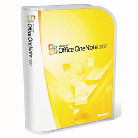 Microsoft OneNote 2007 Traditional Disc - Office Depot