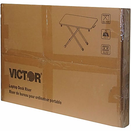 Victor Laptop Desk Riser 28 710 W x 18 12 D Black - Office Depot