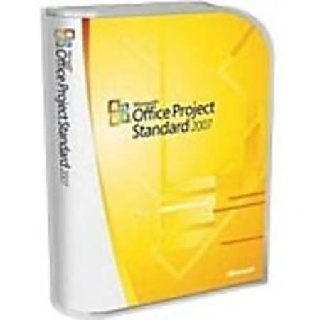 Microsoft Project Standard 2007 Upgrade Version Traditional Disc - Office Depot