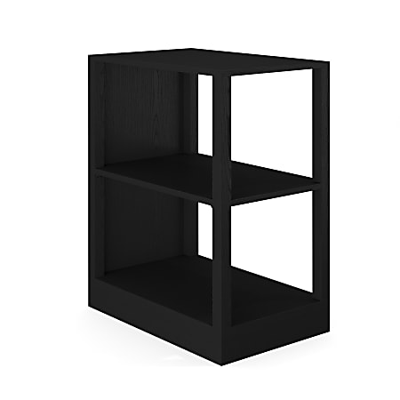 Martha Stewart Kayden Home Office Modular 2 Tier Bookshelf Black ...