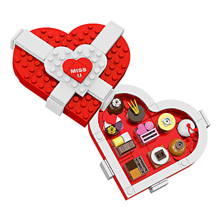 Brickcraft Box Of Chocolates Brick Building Kit Set Of 133 Pieces ...