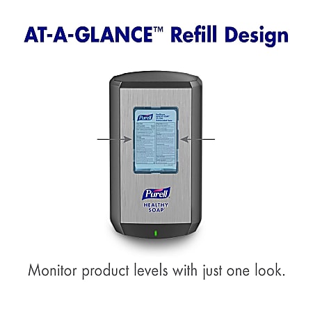Purell CS6 Touch Free Dispenser Floor Stand For Hand Sanitizer Graphite ...
