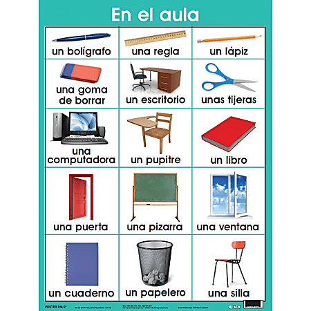 Poster Pals Spanish Essential Classroom Posters 24 x 18 Set Of 7 ...