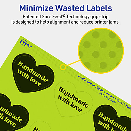 Avery Print To The Edge Labels With Sure Feed Technology 94603 BGP40 ...