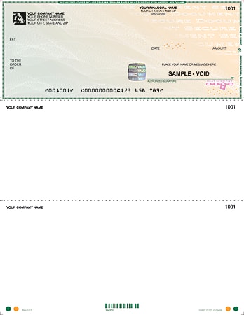 Custom High Security Laser Multipurpose Checks For ACCPAC Simply ...