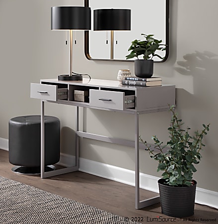 LumiSource Franklin Contemporary Console Table 32 H x 43 12 W x 15 12 D ...