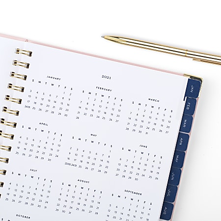 AT-A-GLANCE® Emily Ley Dapperdesk Weekly/Monthly Hardcover Planner, 7 ...