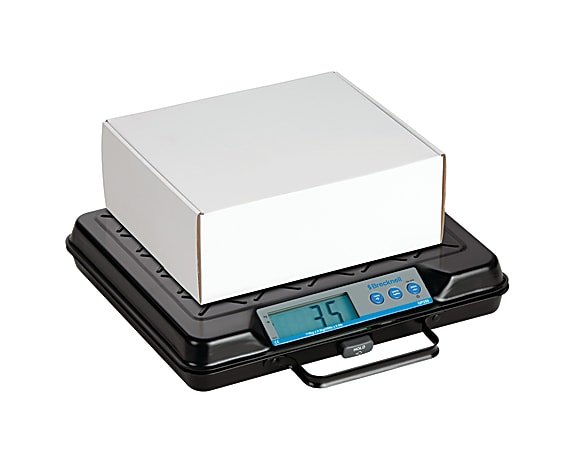 Brecknell Electronic Postal Scale 2 15 H x 12 W x 11 D 250 Lb. Capacity ...
