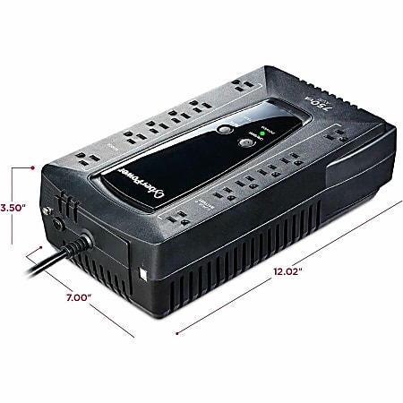 CyberPower AVRG750U AVR UPS Systems 750VA450W 120 VAC NEMA 5 15P ...