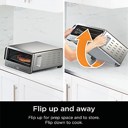 Ninja Flip Toaster Oven And Air Fryer 0.55 Cu. Ft. Silver Total Qty 1 ...
