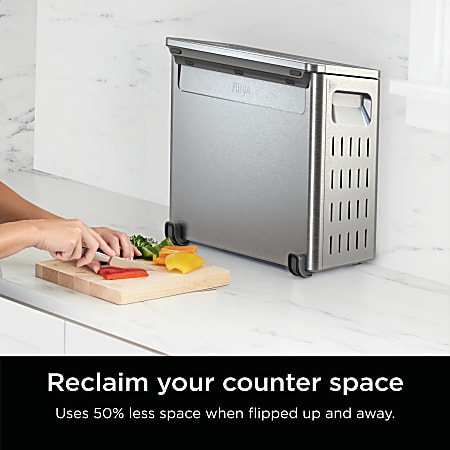 Ninja Flip Toaster Oven And Air Fryer 0.55 Cu. Ft. Silver Total Qty 1 ...