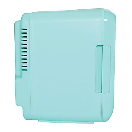 Emerson 6 Can 4.2 Cubic Feet Portable Mini Fridge Cooler Turquoise ...