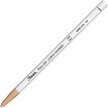 Sharpie Peel Off China Markers White Pack Of 12 - Office Depot