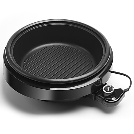 Aroma ASP 137B 3 Quart 3 In 1 Grillet 7 516 H x 12 58 W x 13 58 D Black ...