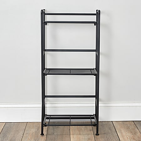 thin black shelf