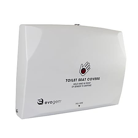 Hospeco Evogen No Touch ABS Toilet Seat Cover Dispenser White - Office ...