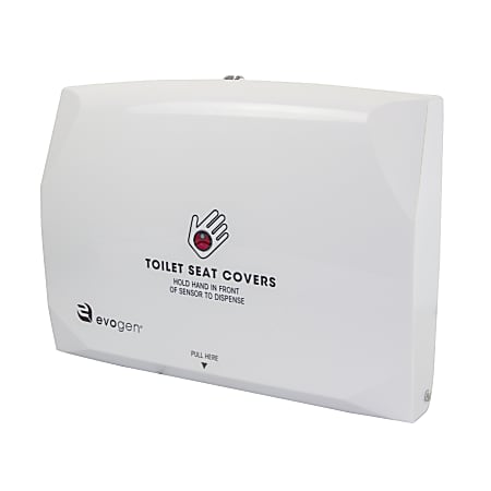 Hospeco Evogen No Touch ABS Toilet Seat Cover Dispenser White - Office ...