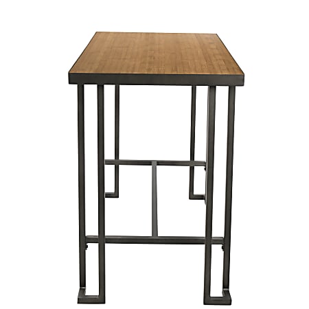 Lumisource Roman Industrial Counter Table Rectangular NaturalGray ...