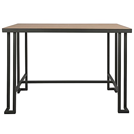 Lumisource Roman Industrial Counter Table Rectangular NaturalGray ...