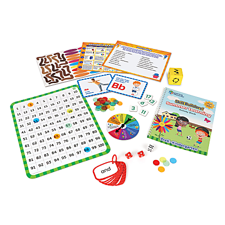 Learning Resources Skill Builders Summer Learning Activity Set Multicolor Grades Pre K K ...