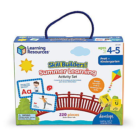 Learning Resources Skill Builders Summer Learning Activity Set Multicolor Grades Pre K K ...