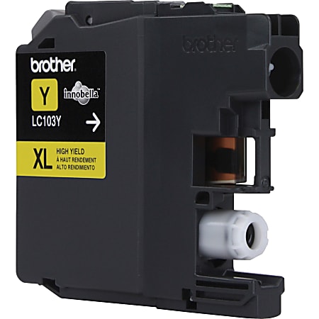 Brother LC103 Yellow Ink Cartridge LC103Y - Office Depot