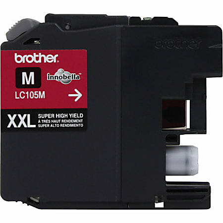 Brother LC105 Magenta High Yield Ink Cartridge LC105M - Office Depot