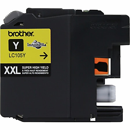 Brother LC105 High Yield Yellow Ink Cartridge LC105Y - Office Depot