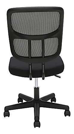 Essentials by OFM Mesh Mid Back Office Chair Black - Office Depot
