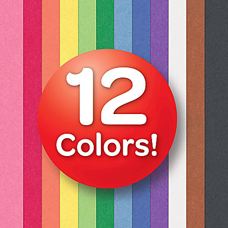 Crayola Construction Paper 9 x 12 Assorted Colors 240 Sheets Per Pack ...