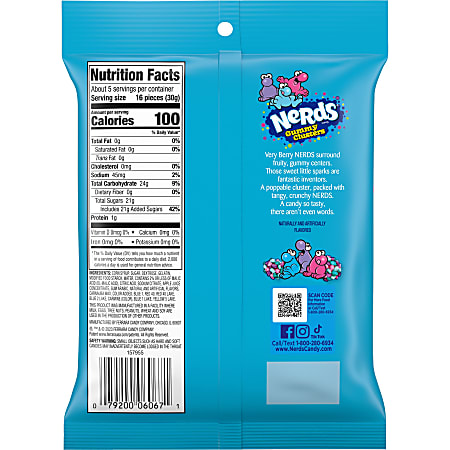 Nerds Gummy Clusters Very Berry 5 Oz Total Qty 1 - Office Depot