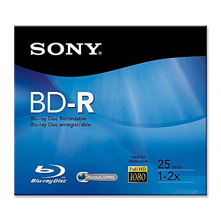 Sony Recordable Blu ray Disc 25GB - Office Depot