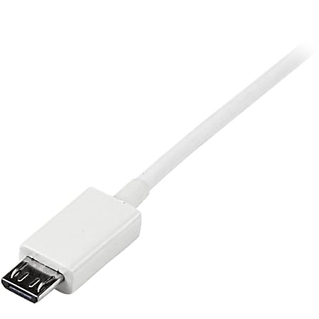 white usb wire