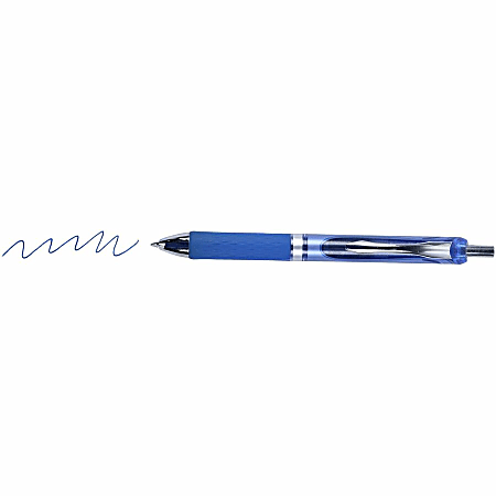 Integra Retractable Gel Ink Pens Medium Point 0.7 mm Blue Barrel Blue ...