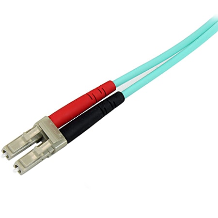 StarTech.com 2m Fiber Optic Cable 10 Gb Aqua Multimode Duplex 50125 ...